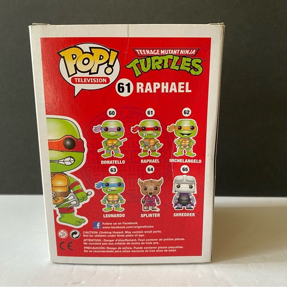 Funko | Art | Raphael Funko Pop Tmnt 6 Teenage Mutant Ninja Turtles New ...